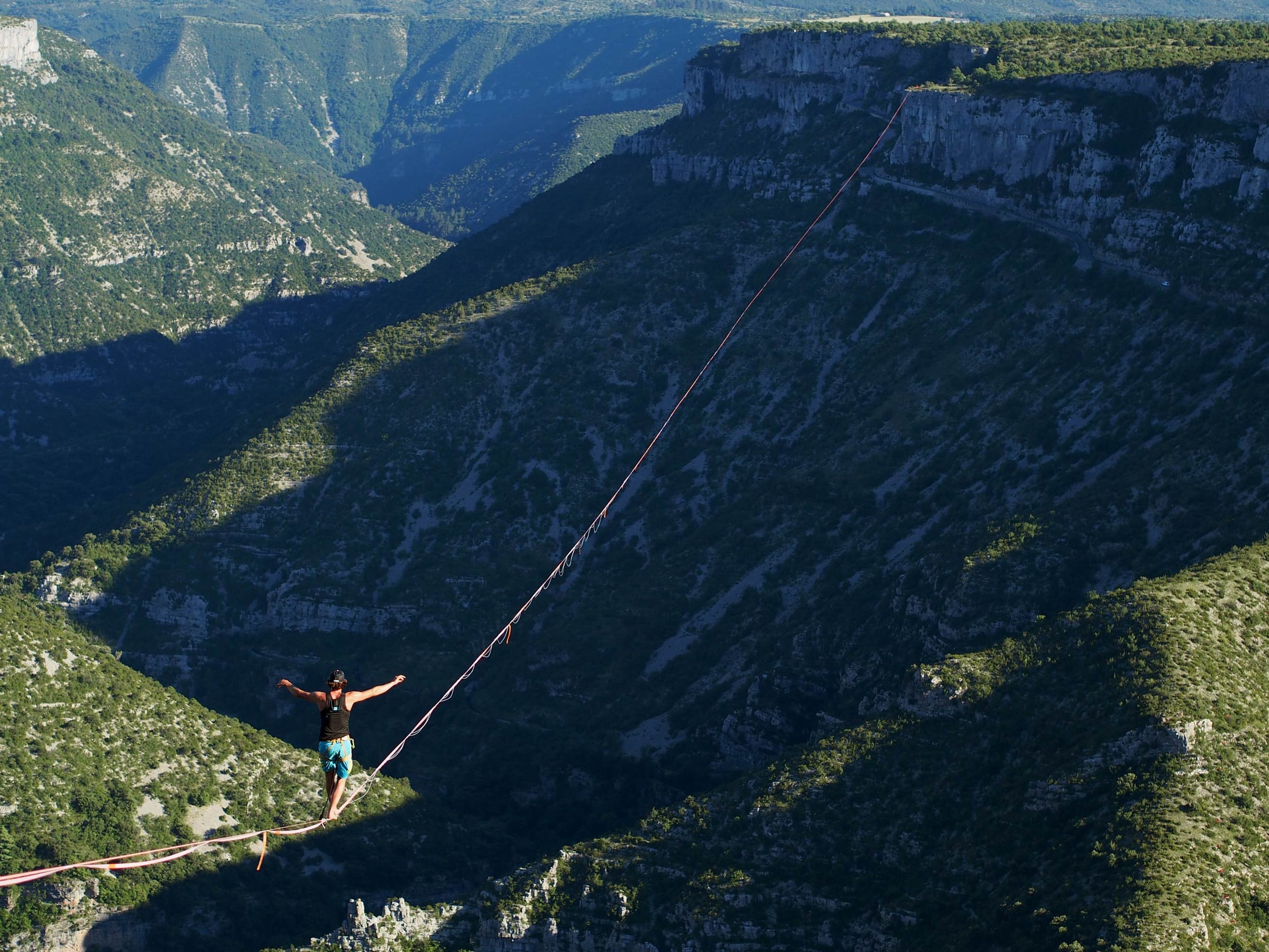 French Slacklining Team Walks Longest Highline Ever – The Outdoor Journal